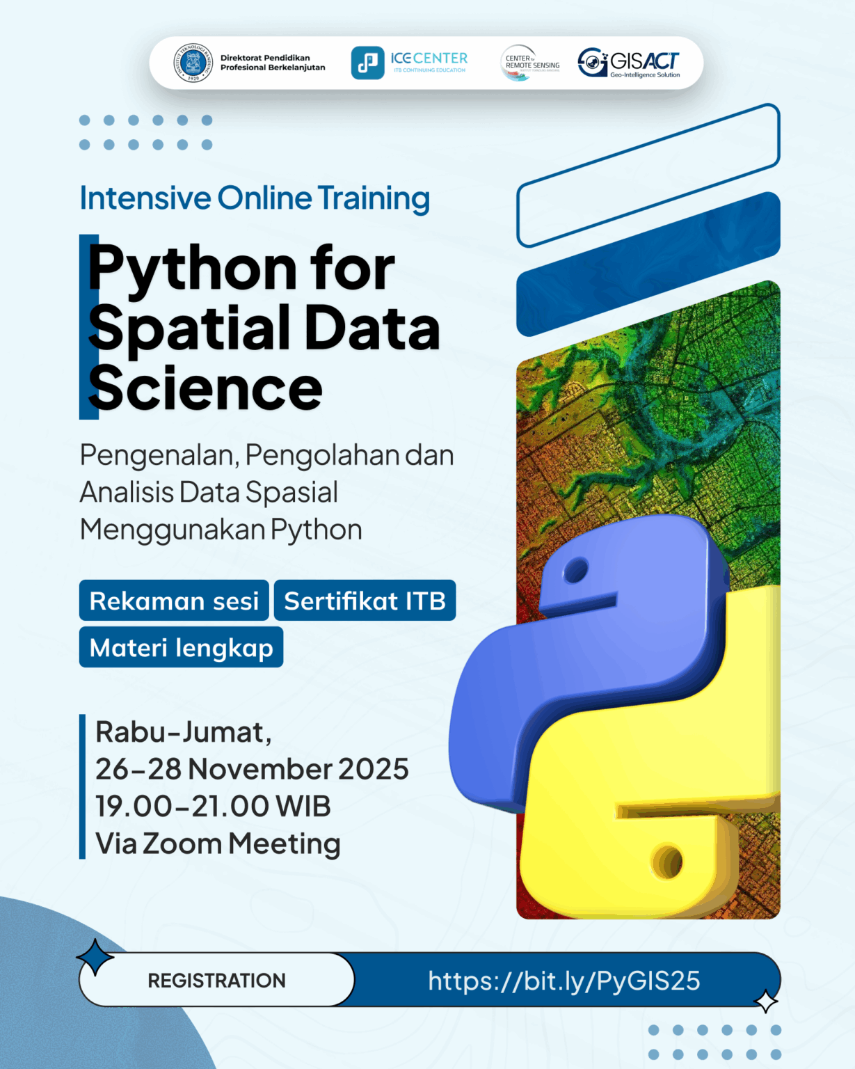 Intensive Online Training – Python for Spatial Data Science – icecenter